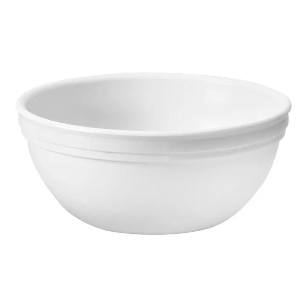 Cambro Camwear® 15.3 oz. White Polycarbonate Nappie Bowl 50CW148 48/1EA ...