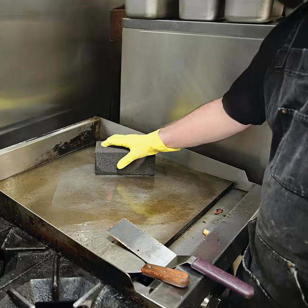 Globe Commercial 7009 GRIDDLE BRICK 8"L X4"W X3.5"D | s.t.o.p ...