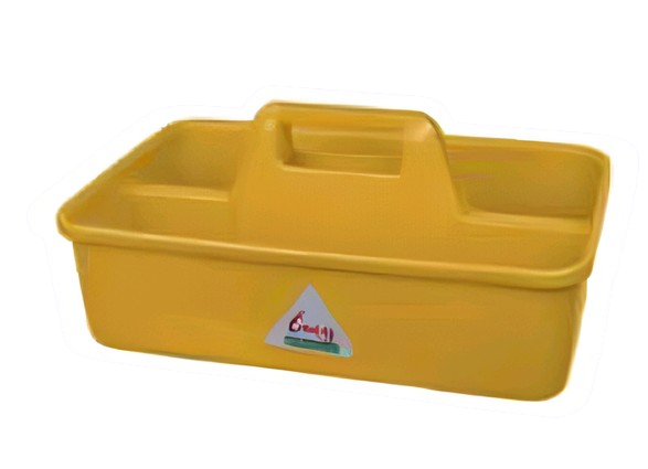 SYR Bathroom Caddy - Yellow 992665 | s.t.o.p. Restaurant Supply