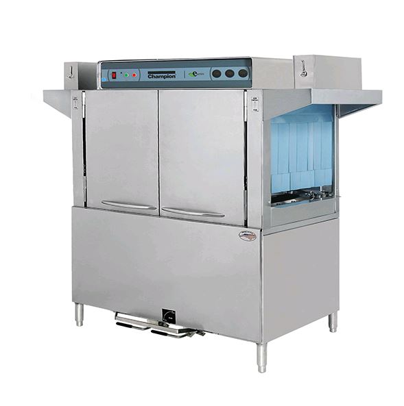 Champion E-Series Rack Conveyors 54" Single Tank High Temp Dishwashers ...