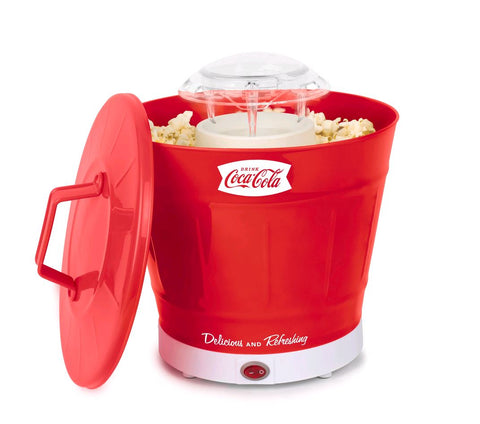Nostalgia Coca Cola Hot Air Popcorn Popper CKAPHBKT8CR | s.t.o.p ...