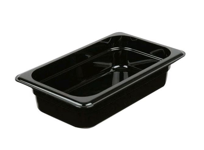 Cambro 42CW110 1/4 size 2.5" deep Black Plastic Insert | s.t.o.p ...