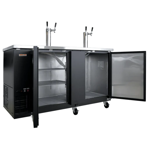 True Beer Dispenser 2 Taps TDD-2-HC BLK | s.t.o.p. Restaurant Supply