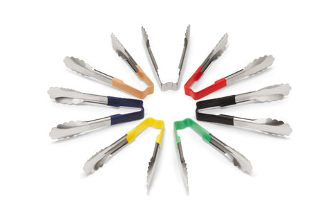 One-Piece Color-Coded Kool-Touch® Tongs 1/1EA | s.t.o.p. Restaurant Supply