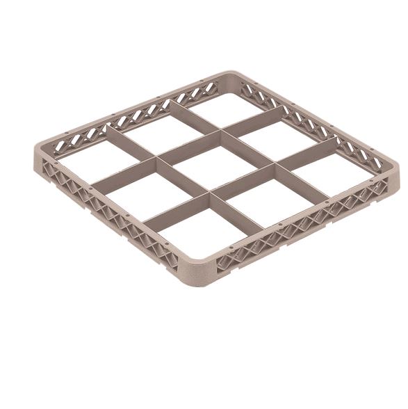 Vollrath Traex 9 Compartment Beige Dish Rack Extended TR-F* | s.t.o.p ...